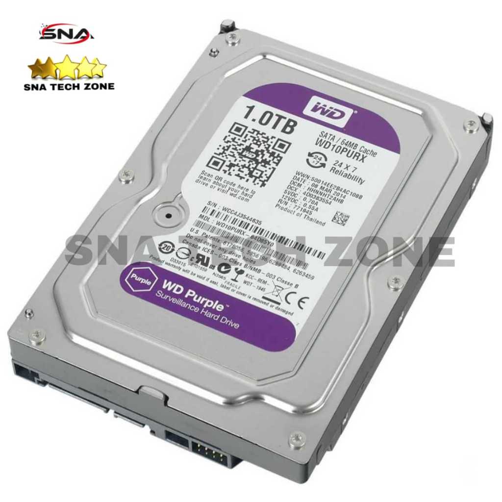 3.5" Size Desktop / PC / CCTV / DVR HDD 6TB / 4TB / 3TB / 2TB / 500GB ...