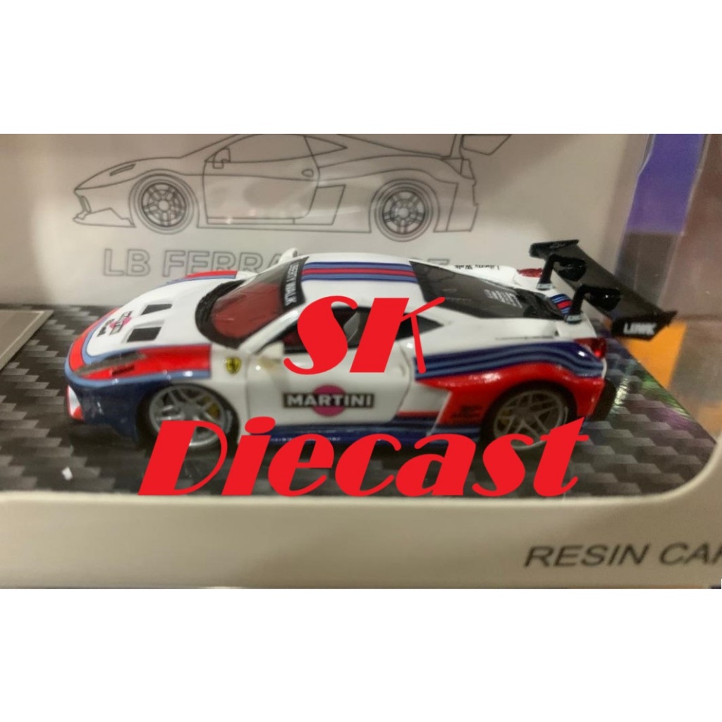 Qi Dian 1/64 LB-Silhouette WORKS 458 GT, Martini 𝐑𝐄𝐒𝐈𝐍 | Shopee Malaysia