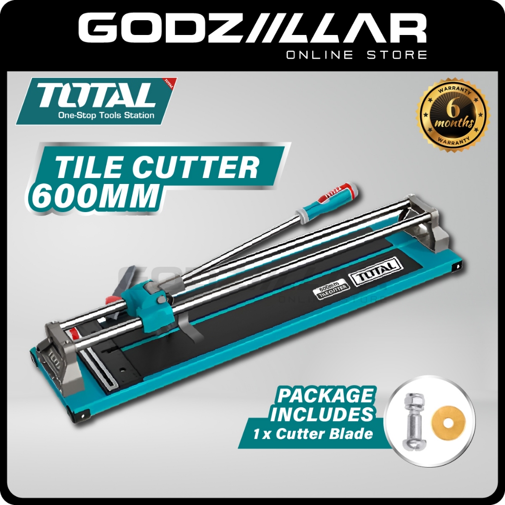 Total 600mm Tile Cutter THT576002 | Heavy Duty Single Rail | Mozaic ...