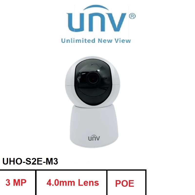 Uniview UNV Uho-S2E-M3 3MP INDOOR PAN & TILT WI-FI Camera | Shopee Malaysia