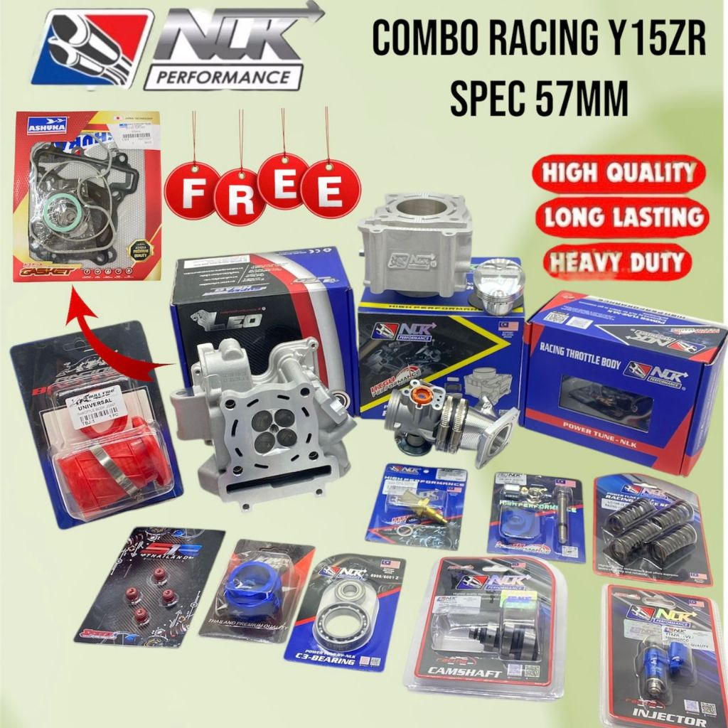 COMBO RACING Y15ZR SPEC 57MM (NLK BLOCK) | Shopee Malaysia