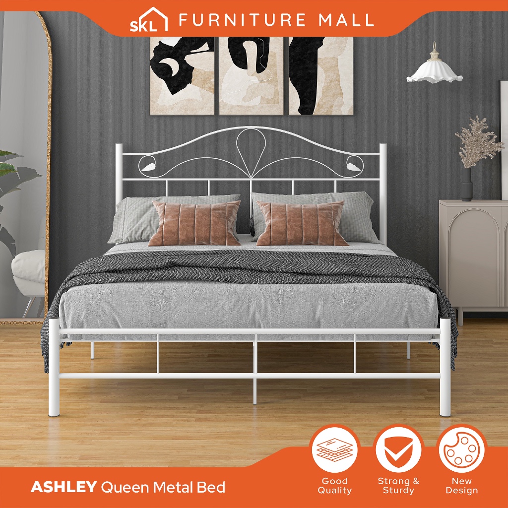 🔥PROMO🔥3FT/5FT QUEEN BED FRAME Katil Besi Katil Powder Coat Metal Katil ...