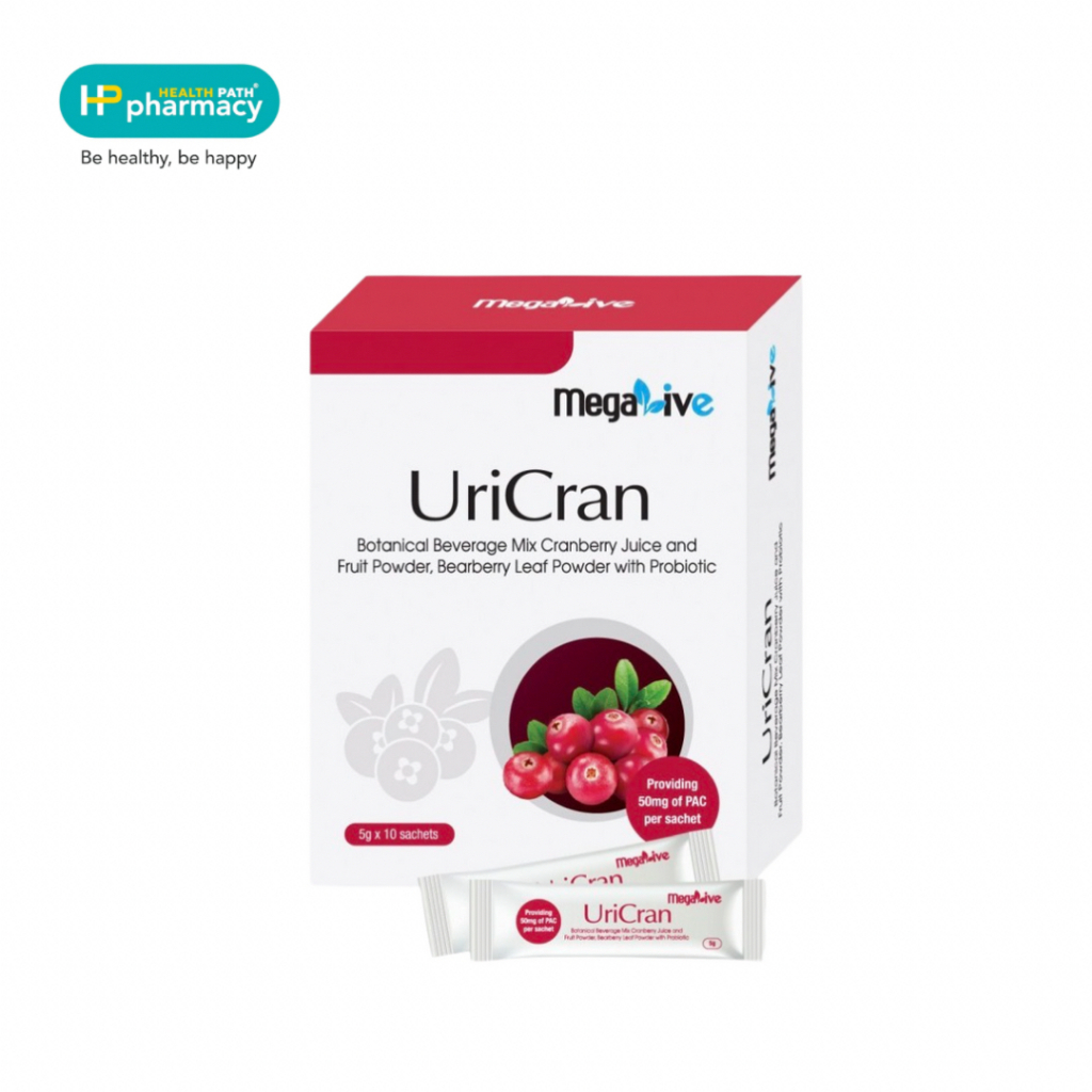 MEGALIVE URICRAN 5GM SACHET 10'S (For Urinary Tract Infection, UTI ...