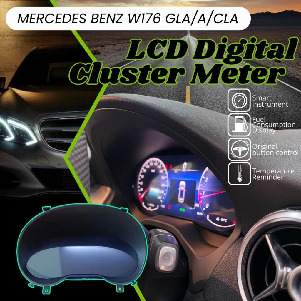 🔥READY STOCK🔥MERZ W176,GLA/A/CLA DIGITAL CLUSTER METER | Shopee Malaysia