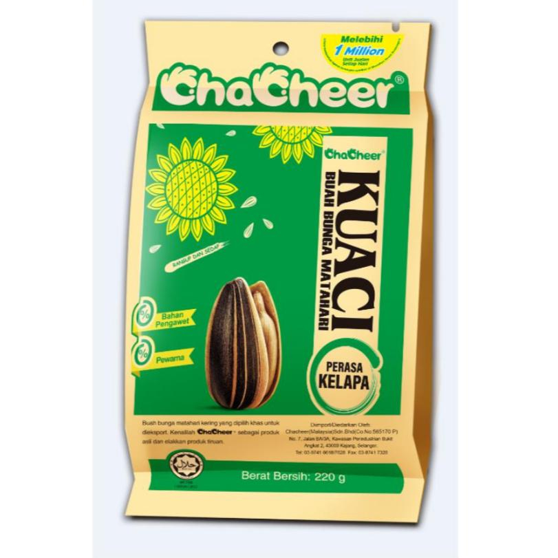 ChaCheer Kuaci Perisa Kelapa (220g x 30 Packs) | Shopee Malaysia