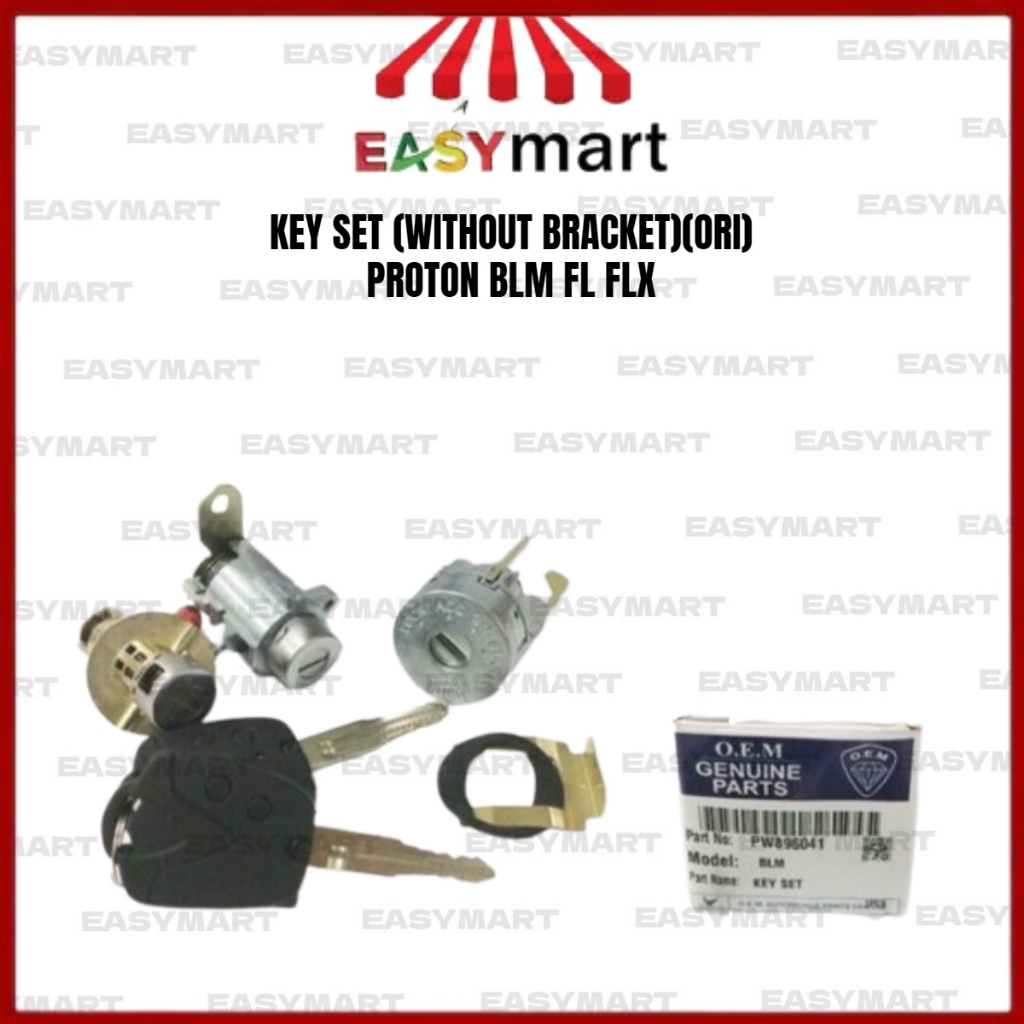 Proton Saga BLM FLX Key Set Starter Switch Kunci Start Kereta Lock ...