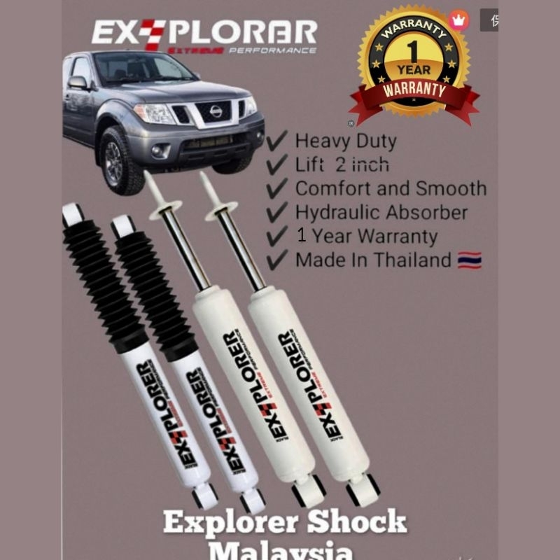 Explorer Absorber ,Nissan Navara D40 ( front and Rear 4pcs ) lift up 2 ...