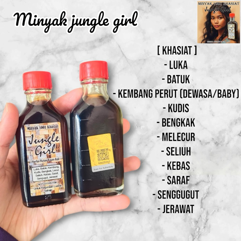 Minyak Jungle Girl Asli Original | Shopee Malaysia