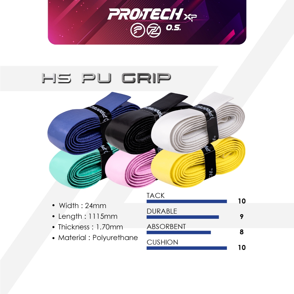 PROTECH Racket Grip - Hi Soft PU | Shopee Malaysia