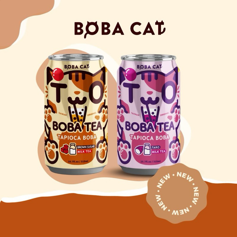 Boba Cat popping brown sugar milk boba tea | Shopee Malaysia