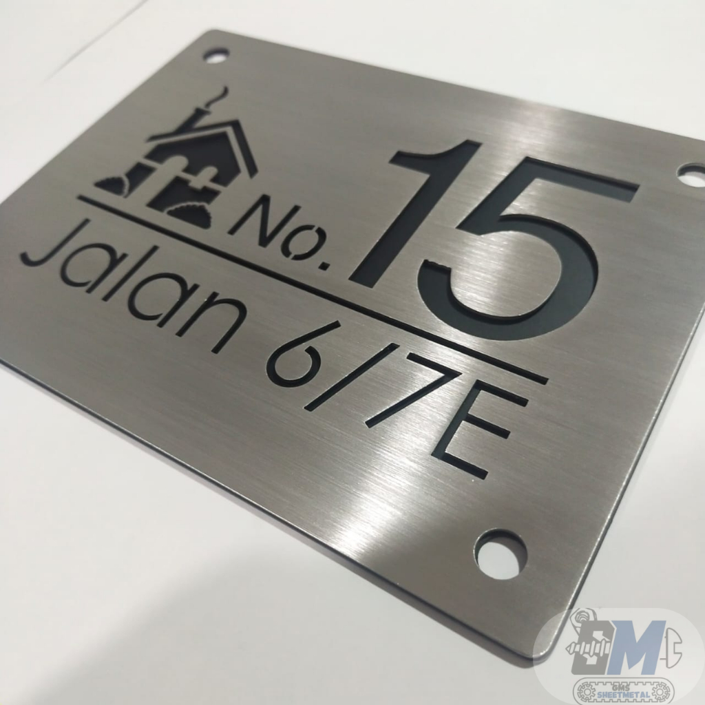 ADDRESS PLATE|ALAMAT RUMAH|HOUSE NUMBER PLATE|DESIGN PLATE RUMAH ...