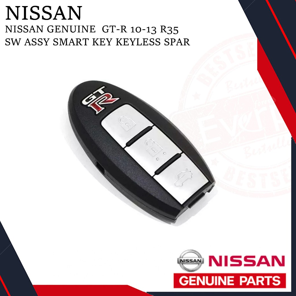 GENUINE NISSAN GT-R 10-13 R35 SW ASSY SMART KEY KEYLESS | Shopee Malaysia