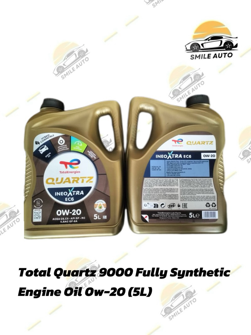 Total Quartz 9000 Fully Synthetic Engine Oil 0w-20 (5L) | Shopee Malaysia