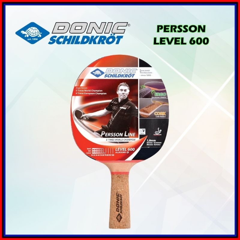 Donic Schildkrot Persson 600 Table Tennis Bat | Shopee Malaysia