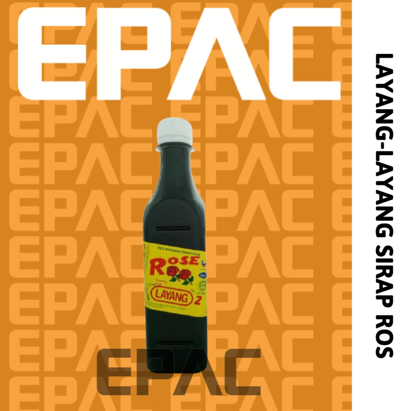 EPAC | CAP LAYANG-LAYANG SIRAP ROS 375ML | BES MINUMAN BEPERISA ROS ...