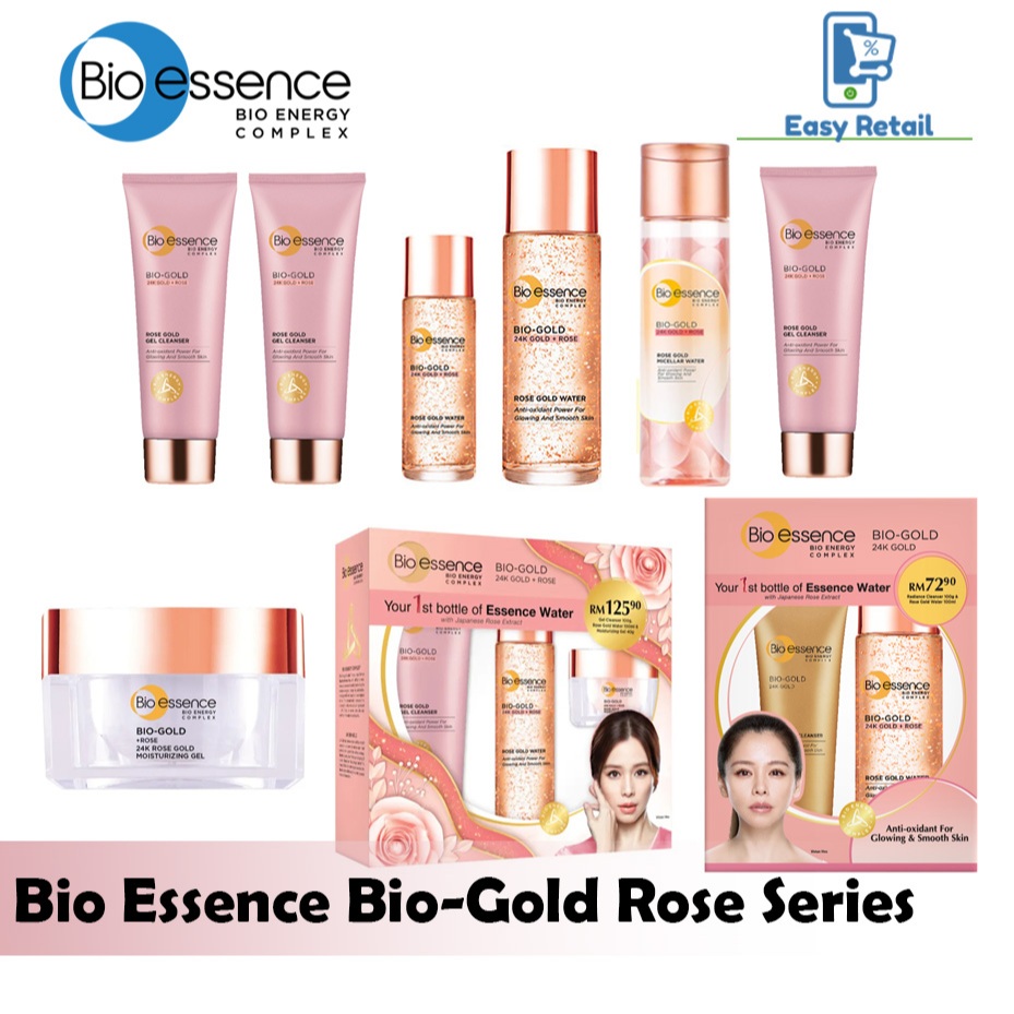 Bio-Essence Bio Rose Gold Series ( Cleanser / Micellar Water / Gold ...