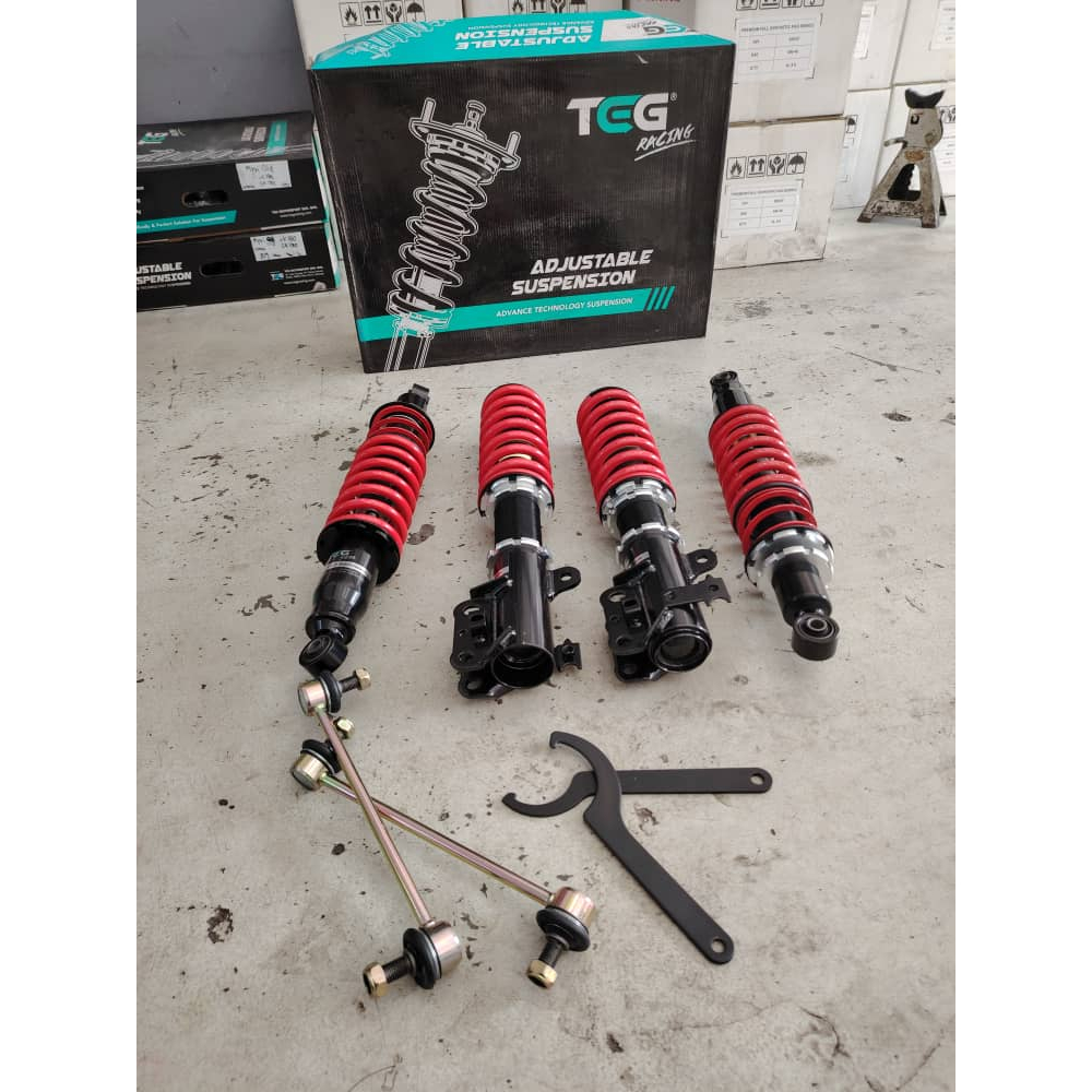 🔥BOLEH SERVICE🔥 Perodua Alza TEG RACING Adjustable Absorber Suspension ...