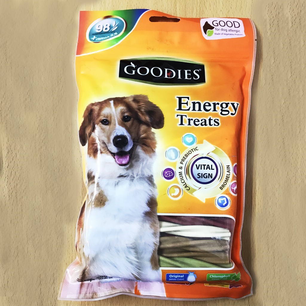 Goodies Dog Energy Treat - Roll shape Assorted Flavor (500g) | Shopee ...