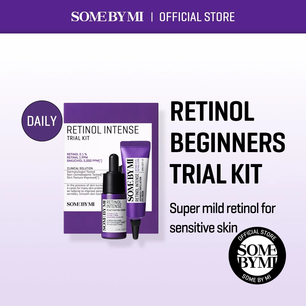 SOME BY MI Retinol Intense Trial Kit Retinol Eyecream + Retinol Serum ...
