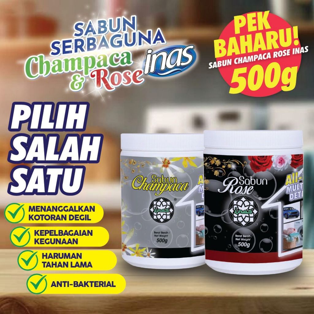 500gram sabun champaca sabun rose sabun kotoran degil serbaguna ...