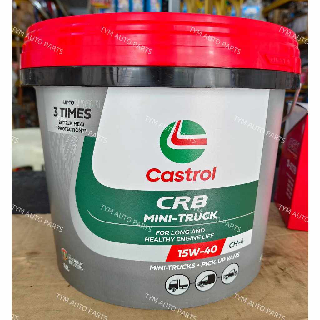Castrol CRB Mini-Truck 15W-40 CH-4 (7.5L) Diesel Engine Oil | Shopee ...