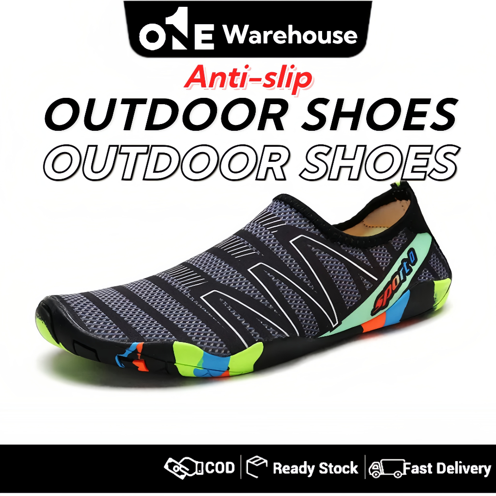 Sepatu hujan berwarna Male and female beach floating rain resistant non ...