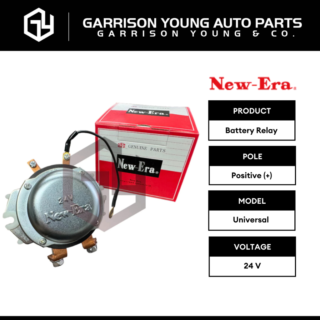 [New Era] New Era Battery Relay 24V (+) Positive For Universal Truck ...
