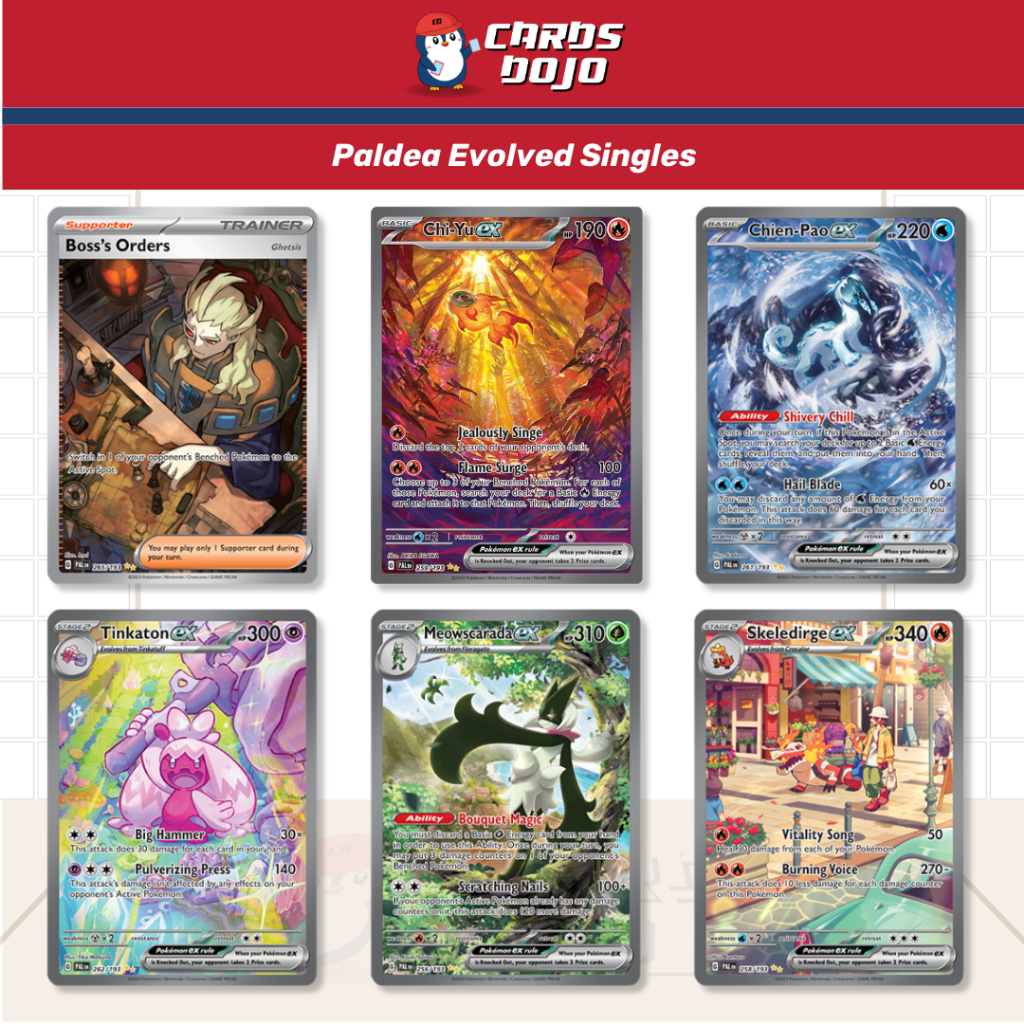 [READY STOCK] Paldea Evolved Singles IR/SIR Pokemon TCG English Version ...