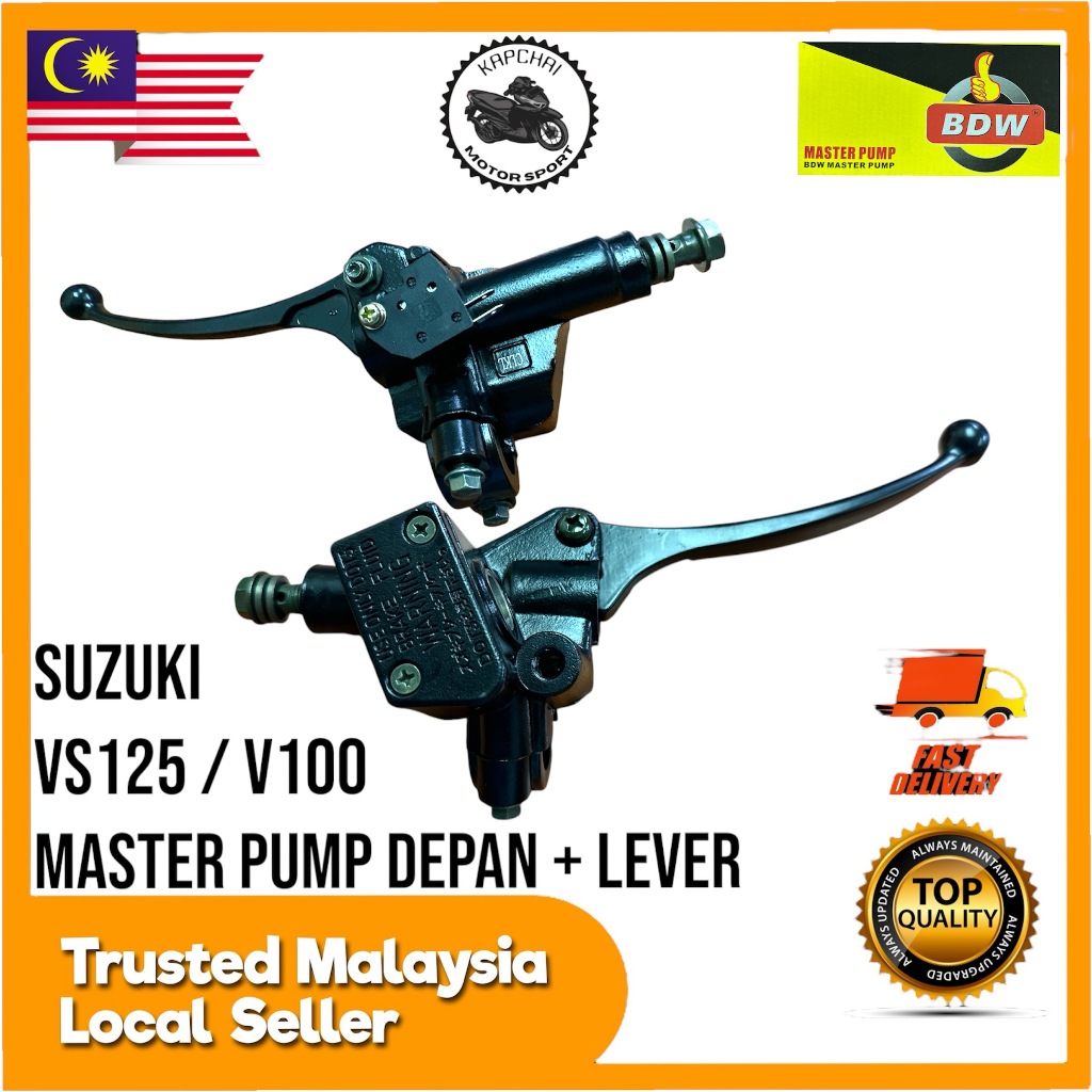 SUZUKI VS125 V100 MASTER PUMP DEPAN + LEVER VS125 V100 FRONT MASTER ...
