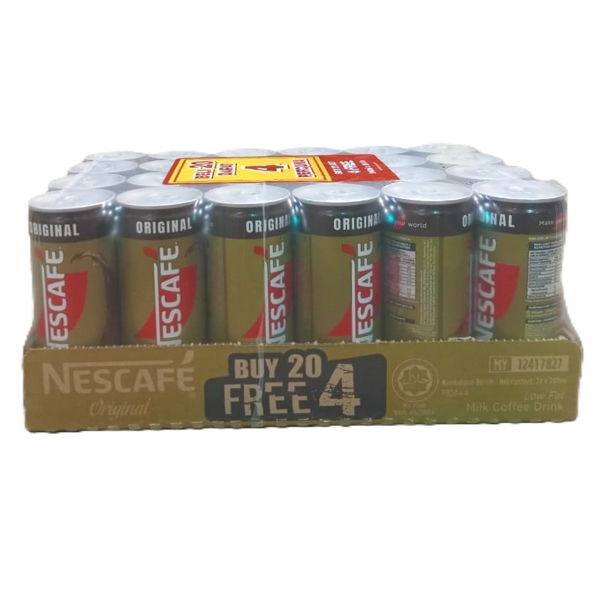 Nescafe Air Tin/ Can Original 240mlx24tin/carton expire 01/2026 ...