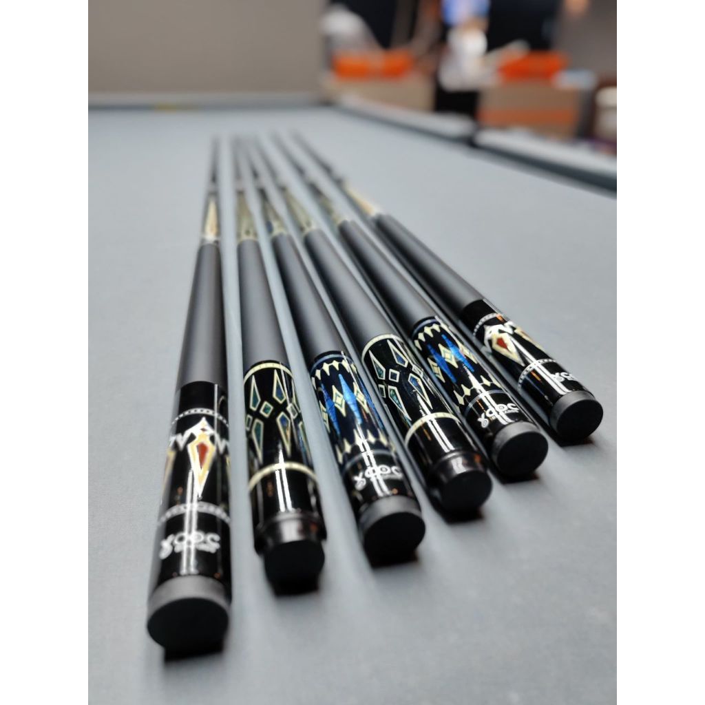 WILKAR Black Carbon 2 Piece Pool Cue 13mm Billiard Pool Cue | Shopee ...