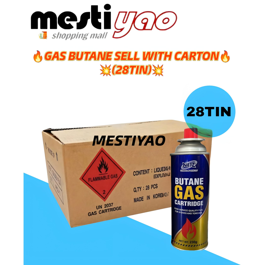 (28TIN/1CARTON) GAS BUTANE /CAMPING GAS BUTANE/SAFETY EQUIPMENT CAMPING ...