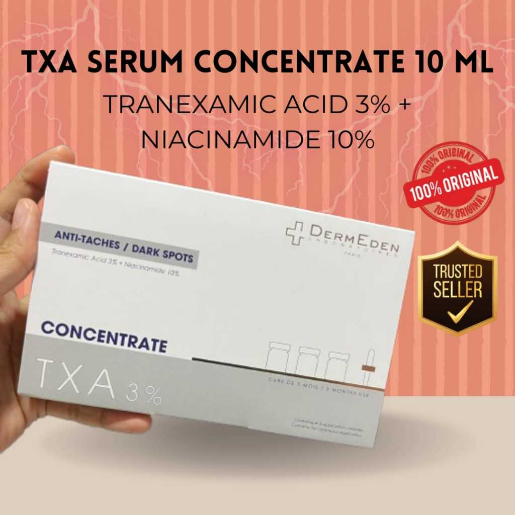 DERMEDEN TXA 3% SERUM CONCENTRATE 10 ml 1 bottle [FOR DARK SPOTS & ACNE ...