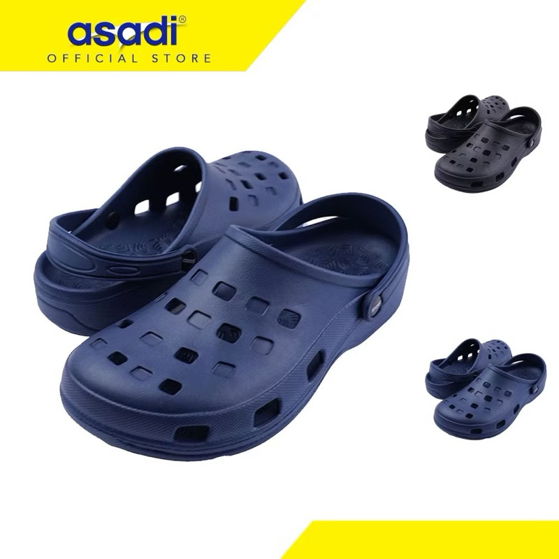 Asadi 1559 unisex breathable clog shoe | kasut asadi clog strap ...
