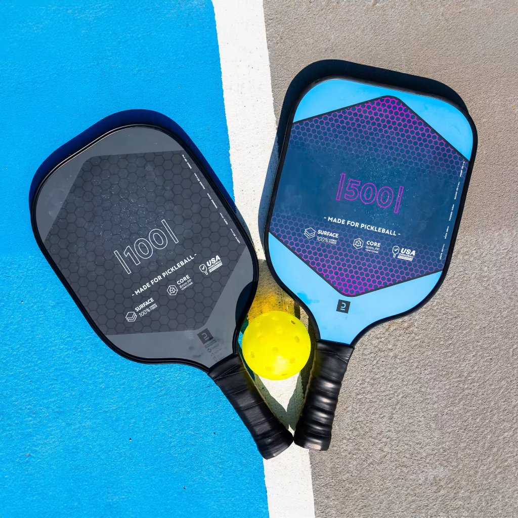 Pickleball Paddle Fiberglass Surface Pickleball Set with Pickleball ...