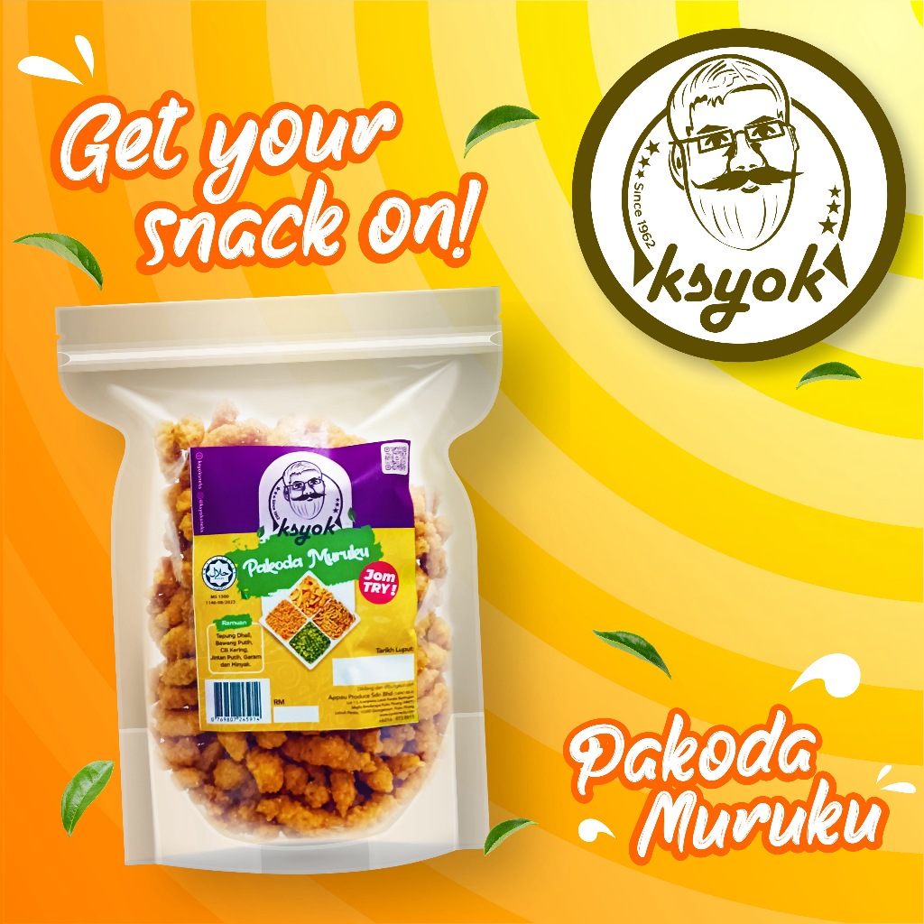 K'Syok Pakoda Muruku (ksyoksneks - Murukku Pagoda) | Shopee Malaysia