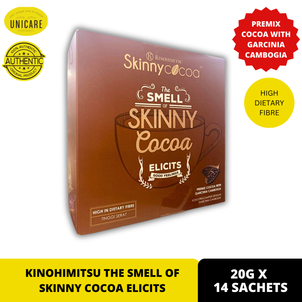 KINOHIMITSU THE SMELL OF SKINNY COCOA ELICITS 20G X 14 SACHETS | Shopee ...