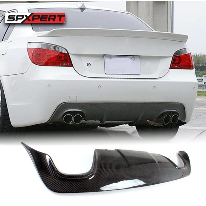 Bmw e60 rear diffuser gloss black msport | Shopee Malaysia