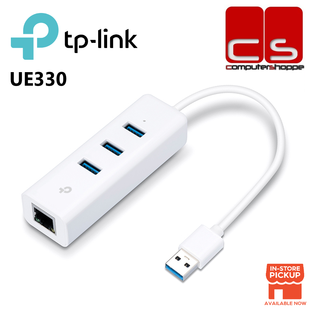 TP-Link UE330 USB 3.0 3-Port Hub & Gigabit Ethernet Adapter 2 in 1 USB Adapter | Shopee Malaysia