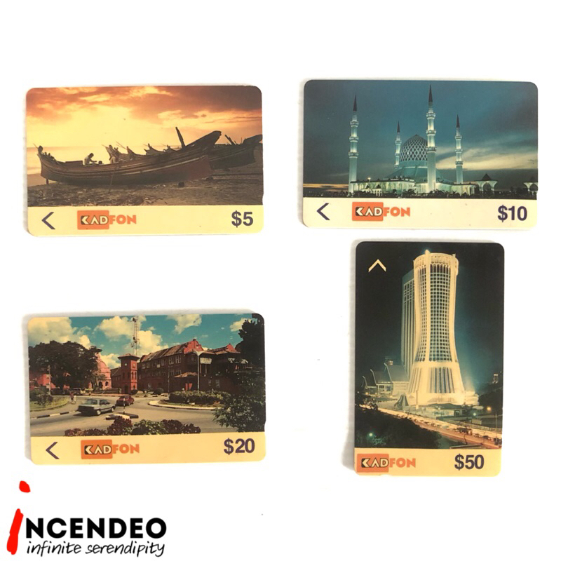 Telekom KadFon Collectibles Telephone Card Set #6 (4 Cards) | Shopee ...