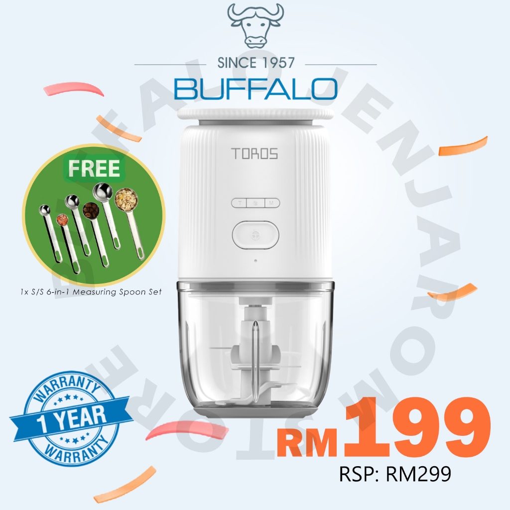 BUFFALO TOROS Mini Blender USB Food Processor | Digital Kitchen Scale ...