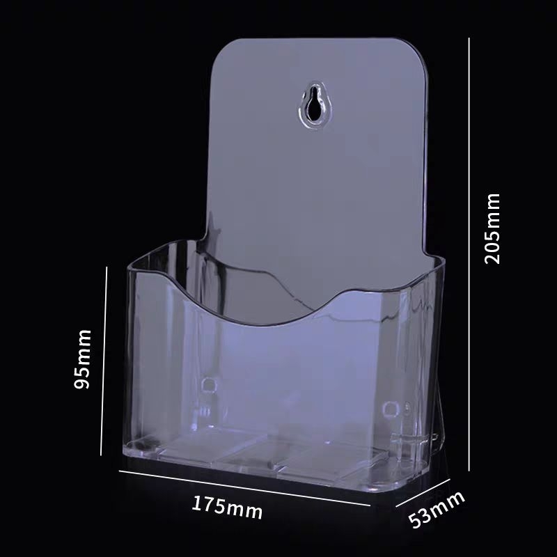 A5 Acrylic Brochure Display Holder Racks Stand To Insert Leaflet ...