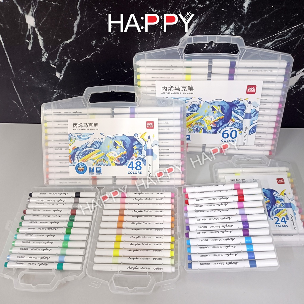 Deli Acrylic Marker Painting Markers Manga Sketching Art School ...