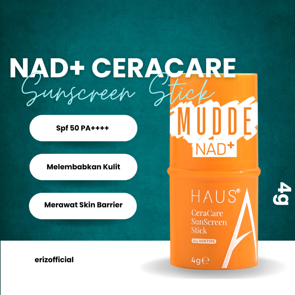 HAUS MUDDE NAD+ CERACARE SUNSCREEN STICK 4g | Shopee Malaysia