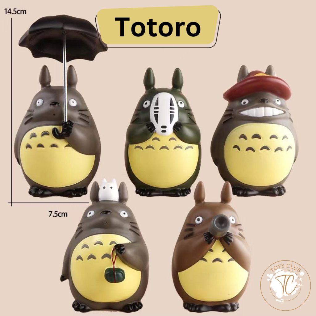 Totoro 10cm Anime Totoro Hayao Miyazaki Studio Ghibli My Neighbor ...
