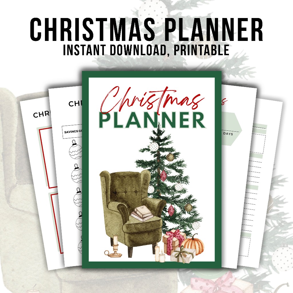 Christmas Planner, Planner Christmas Printable PDF, Christmas Checklist ...
