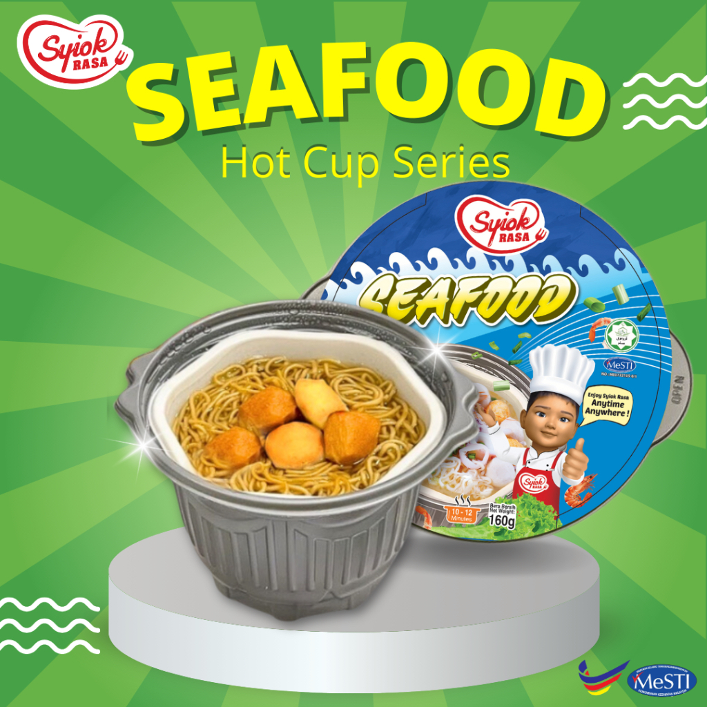 Syiok Rasa [Muslim Product] Seafood Self-Heating Hotcup - 160g | Shopee ...