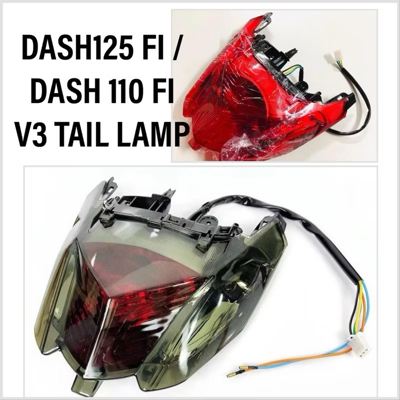 SIAP SIGNAL DALAM HONDA DASH 110 V3 FI DASH 2 FI FUEL INJECTION DASH125 FI DASH 125 TAIL LAMP ...