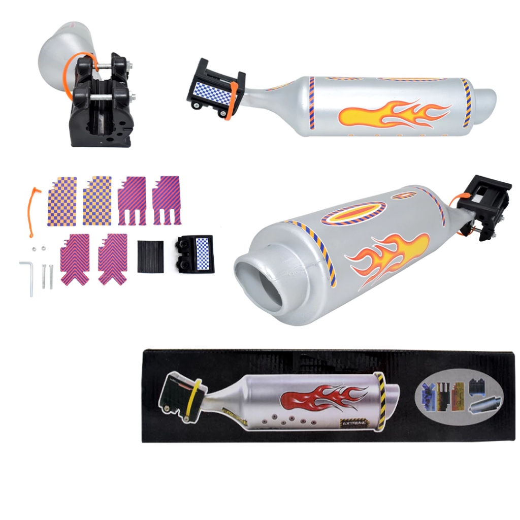 EKZOS BASIKAL Bike Exhuast Pipe Bicycle Exhuast Pipe Turbo | Shopee ...