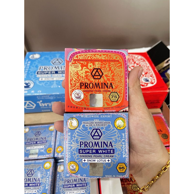 Promina Ginseng Pearl Cream Genuine Thailan | Shopee Malaysia